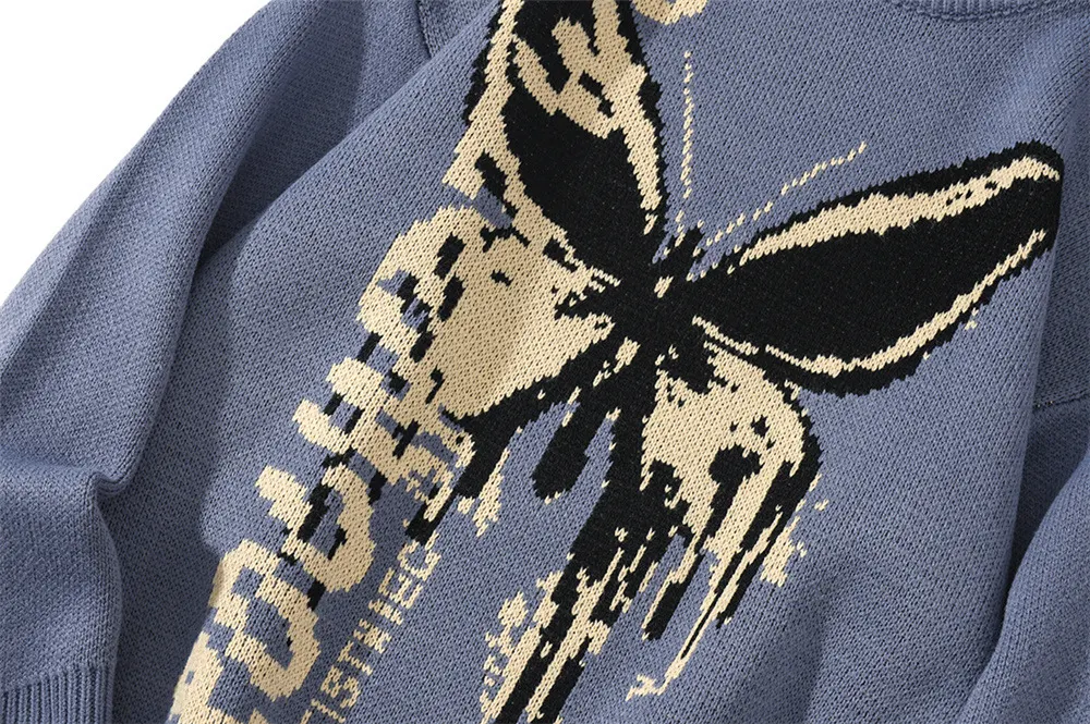 BUTTERFLY DRIP SWEATER