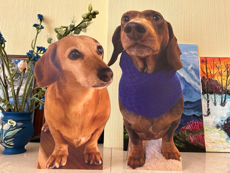 Custom Pet Cardboard Cutouts, Lifesize Cut Out, Wedding Favor
