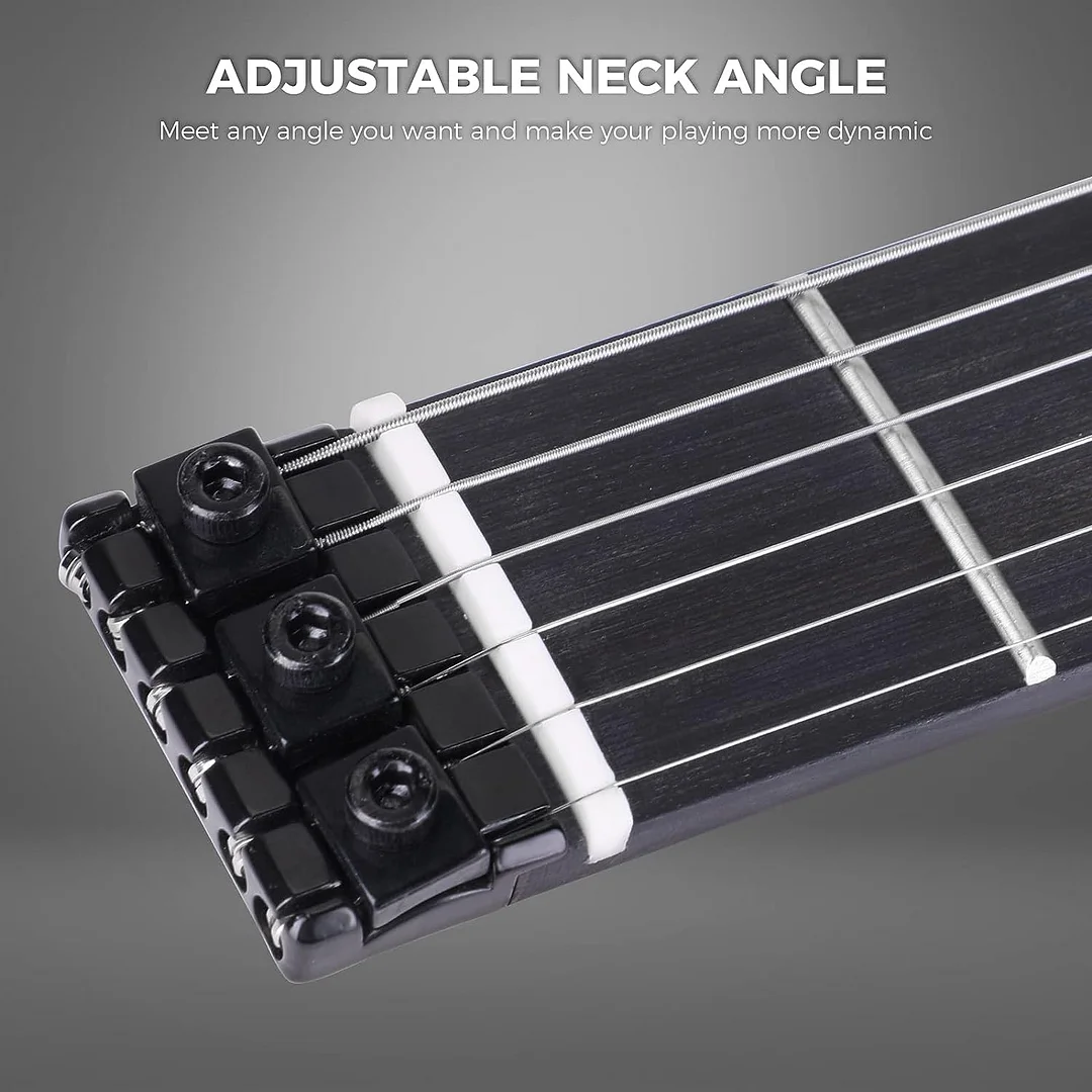 Asmuse Headless Electric Guitar, Full Size Beginner Electric Guitar Kit ...