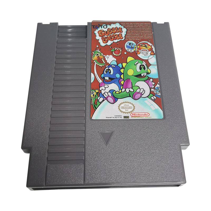 8 Bit NES Game Card - BubbleBobble - NES Games Cartridge - For NES ...