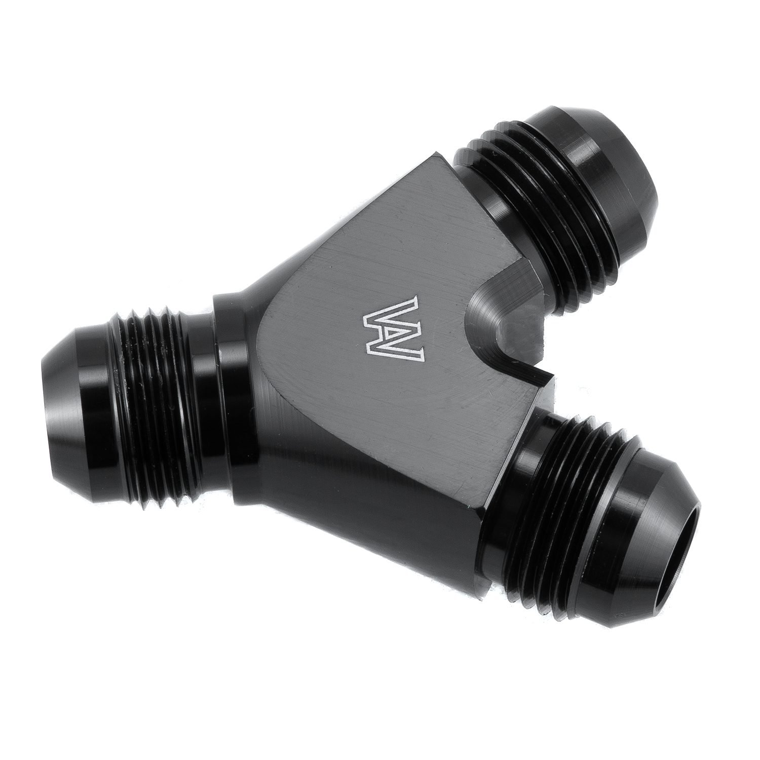Alloyworks Y Adapters Male Flare Fuel Line Hose Fitting 8AN to 8AN to ...