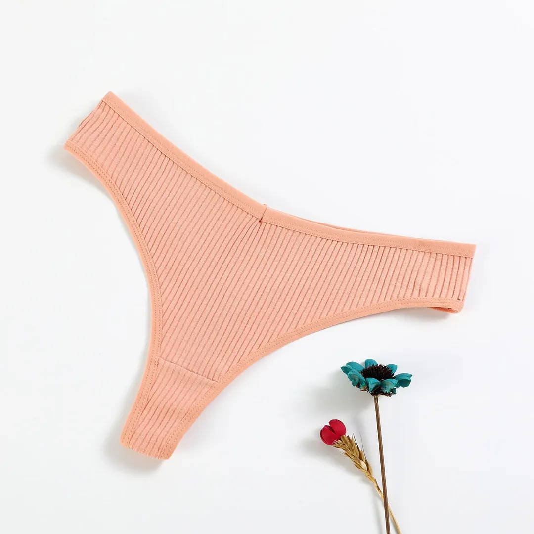 Uaang Pcs Women Cotton G-string Sexy Panty Female Underpants Thong ...