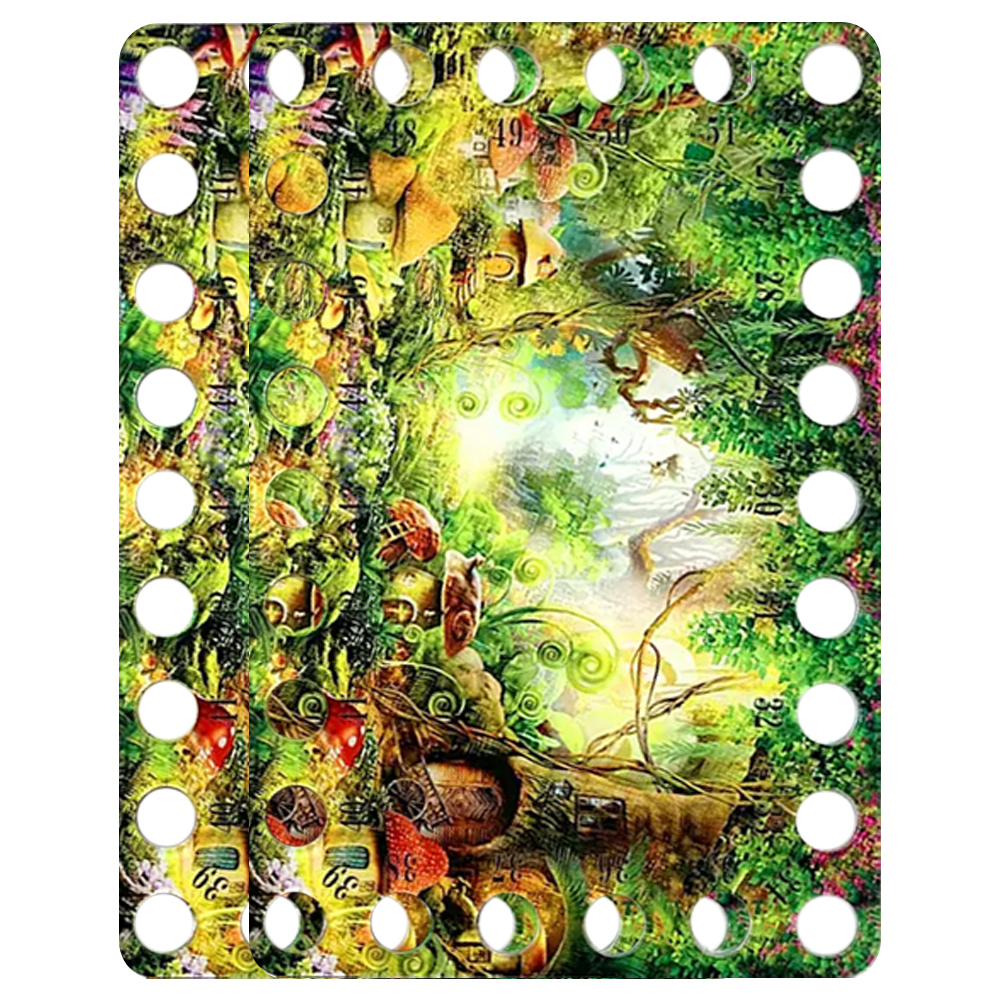 Acrylic Mushroom Forest Cross Stitch Threading Board Stitching Thread ...