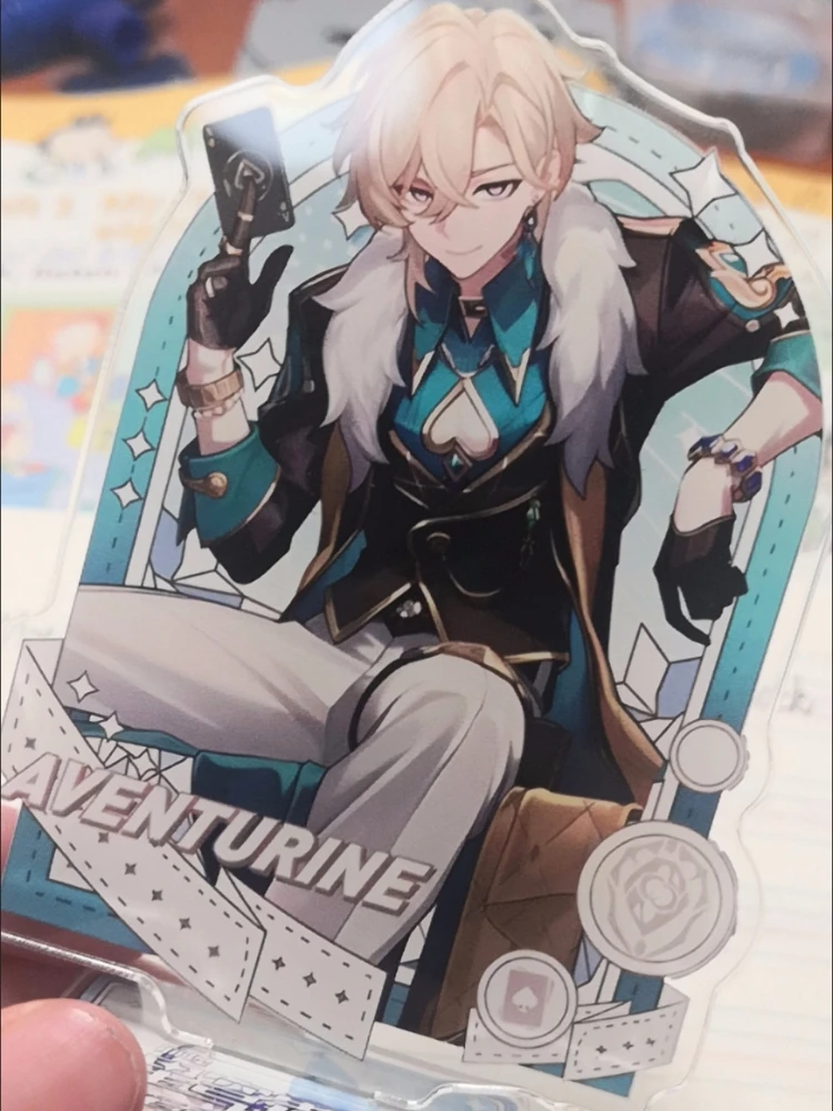 Honkai:Star Rail Aventurine Dr.Ratio Acheron Acrylic Figure Stand Model