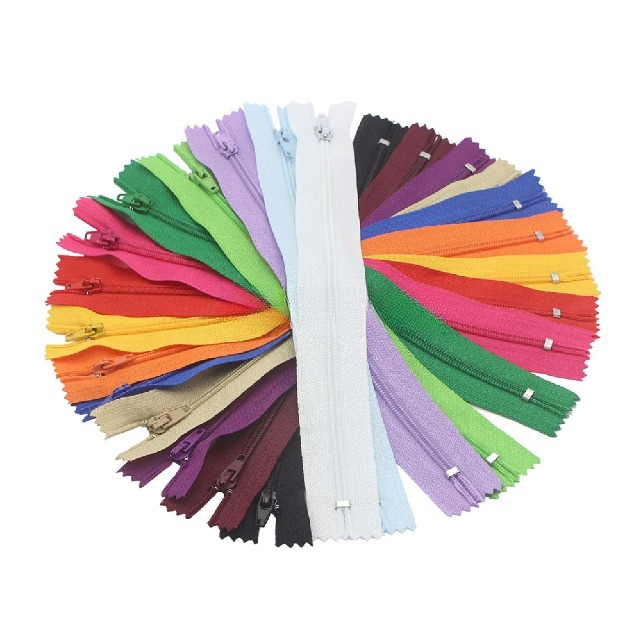 Titanium alloy metal double head zipper 5Pcs