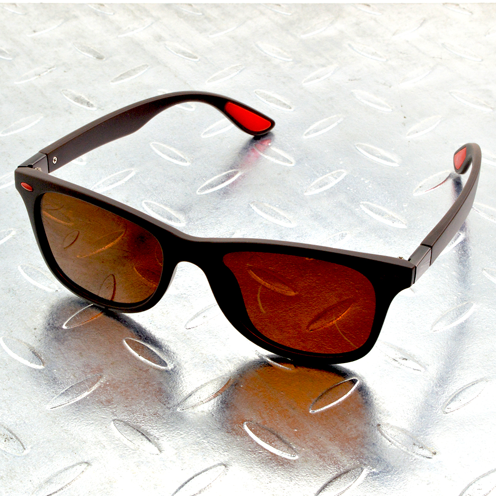Brown Frame N Lenses Handcrafted Round Classic Polarized Sunglasses ...