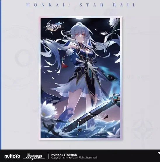 Honkai Star Rail Characters Posters [Original Honkai Official Merchandise]