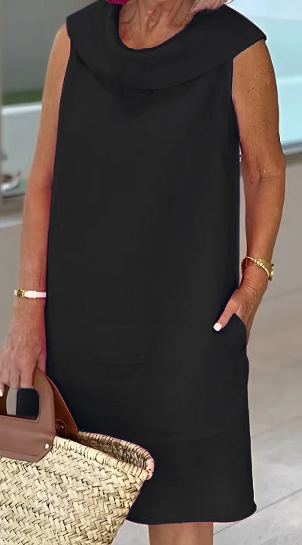 Summer Ruffle Collar Dress