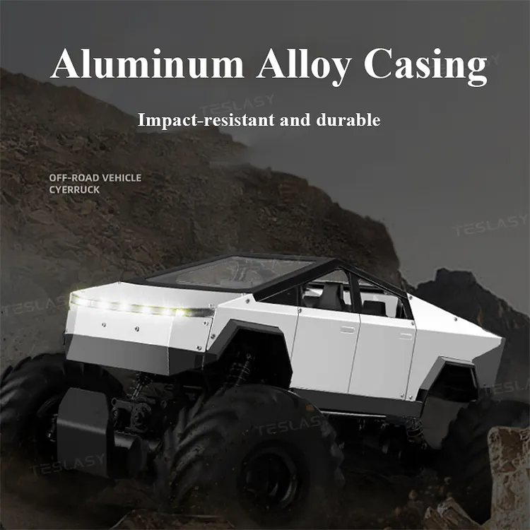 TESLASY Ultimate Off-Road RC Cybertruck: 45CM of High-Tech Adventure