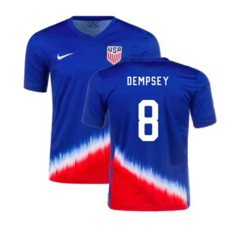 USA Clint Dempsey 8 Away Shirt Kit 2024-2025