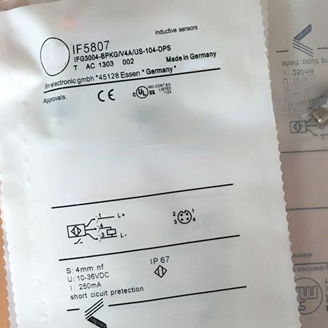 Proximity Switch IG6566 Connector Inductive Sensor