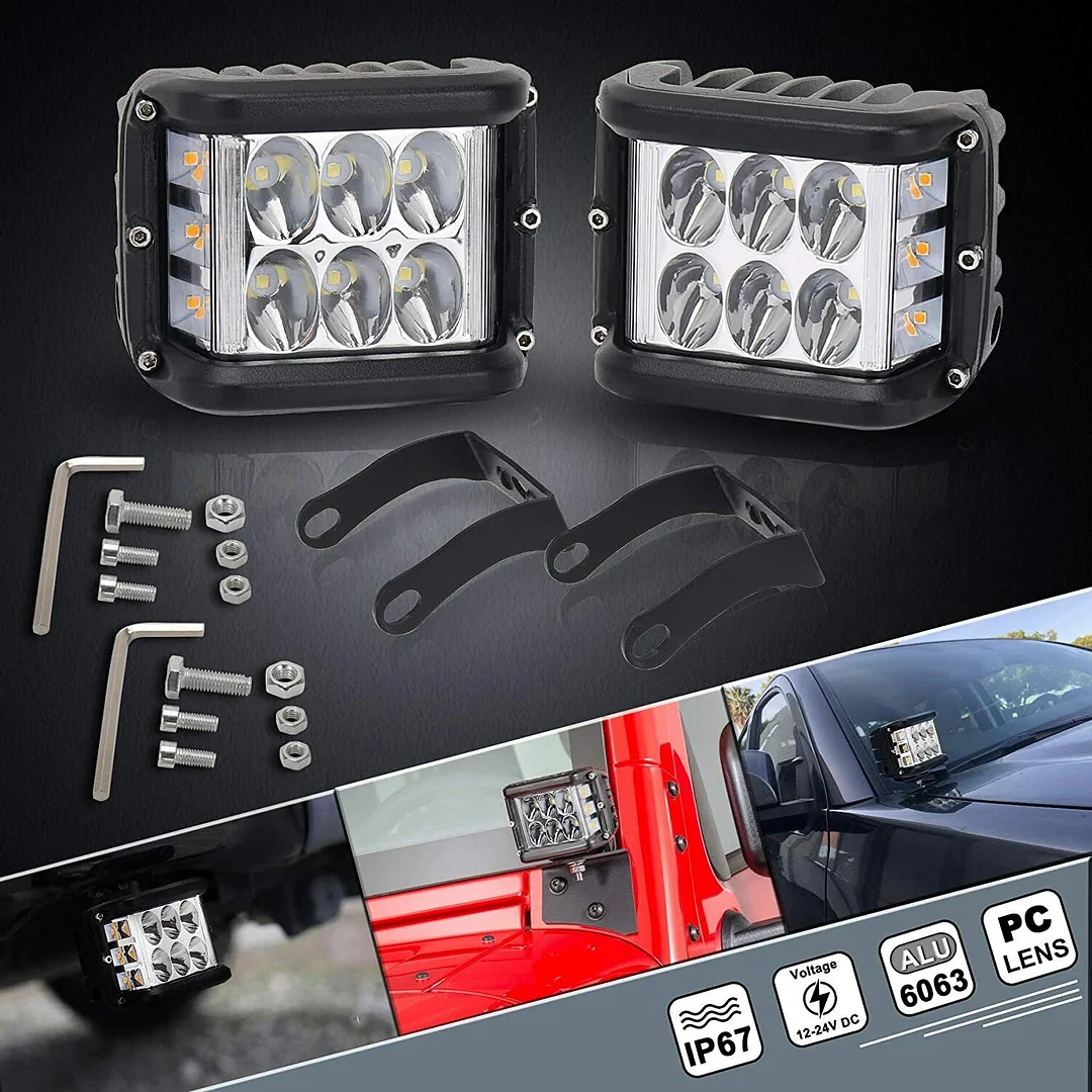 🔥Buy 1 Get 1 Free🔥Side Shooter, LED Pods Light, Off Road Dual Side ...