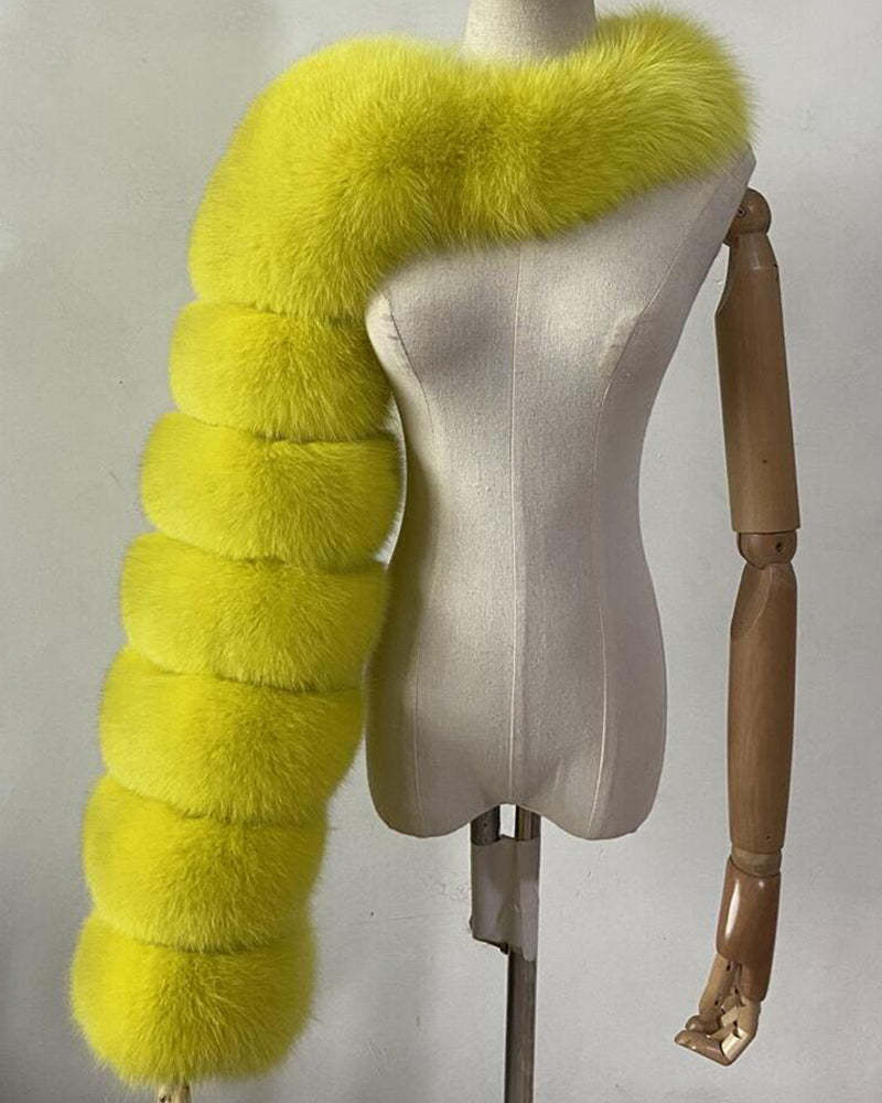 Fashion Fur Sleeve