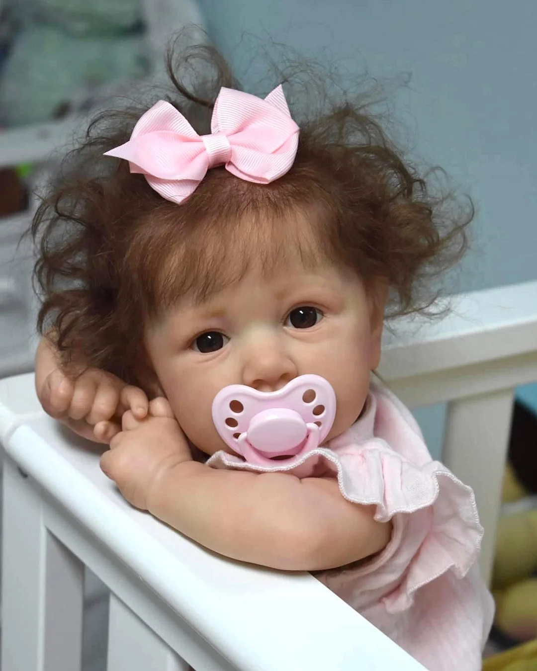 20'' Emily Realistic Soft Baby Girl Doll With Lovely Smiling Little ...