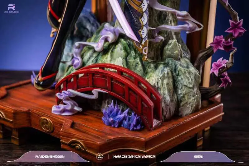1/4 Scale Raiden Shogun - Genshin Impact Resin Statue - RO Studio [In ...