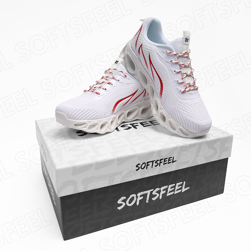 Softsfeel Women's Relieve Foot Pain Perfect Walking Shoes - White