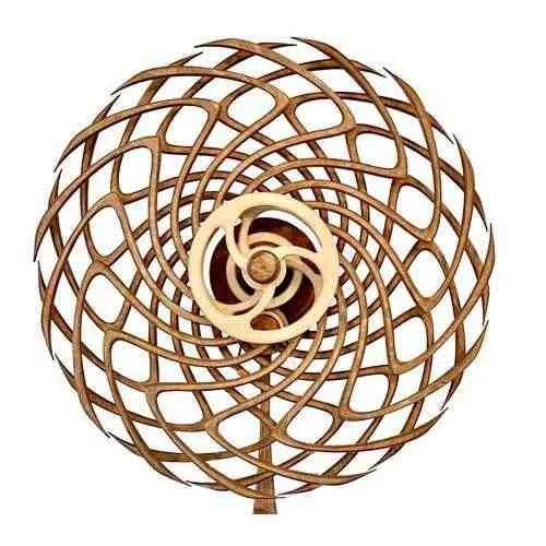 🍂100% Handmade Kinetic Wooden Sculpture