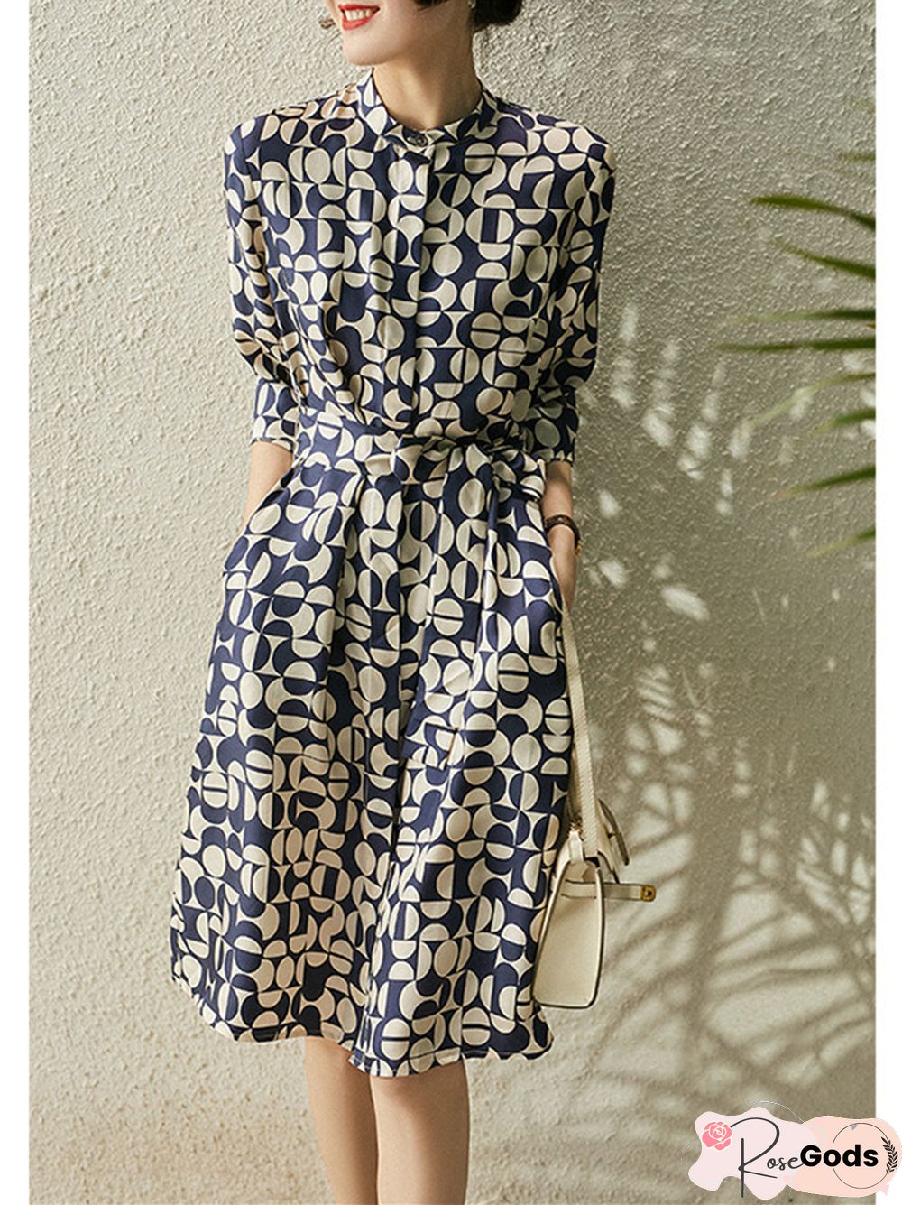 High Sense Skirt Silk Temperament Dress