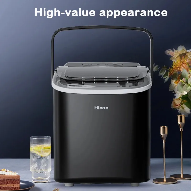 Small smart mini fully automatic ice machine