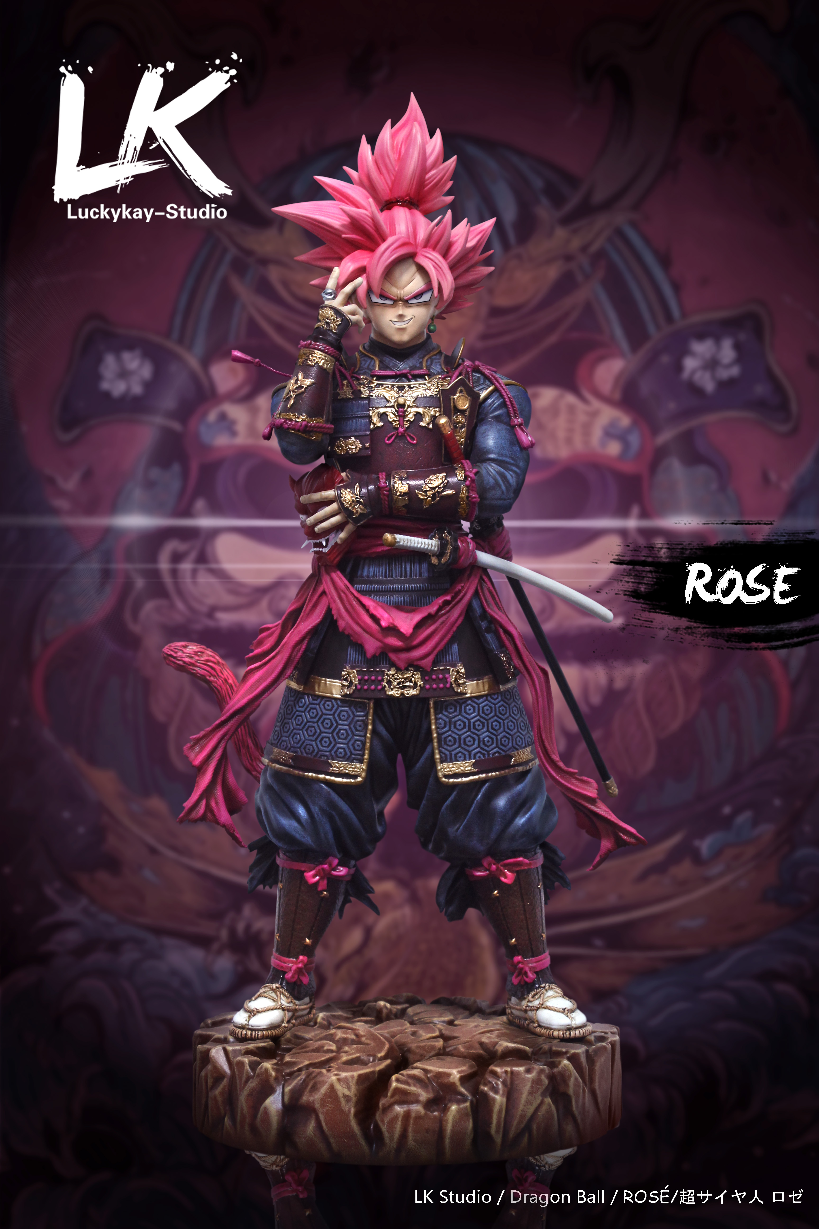 Samurai Zamasu/ Goku Black - Dragon Ball Resin Statue - LK Studios [In ...