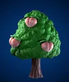 Pecha Berry Tree - Pokemon Resin Statue - Asterism Studio
