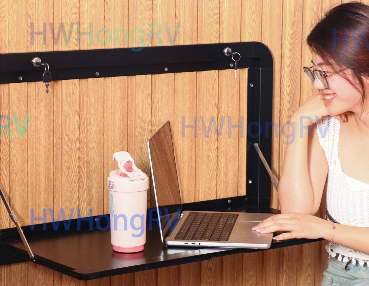 HWHongRV Foldable Rv Tables, 31.5 x 17.7 inchs Campervan Outside Picnic ...