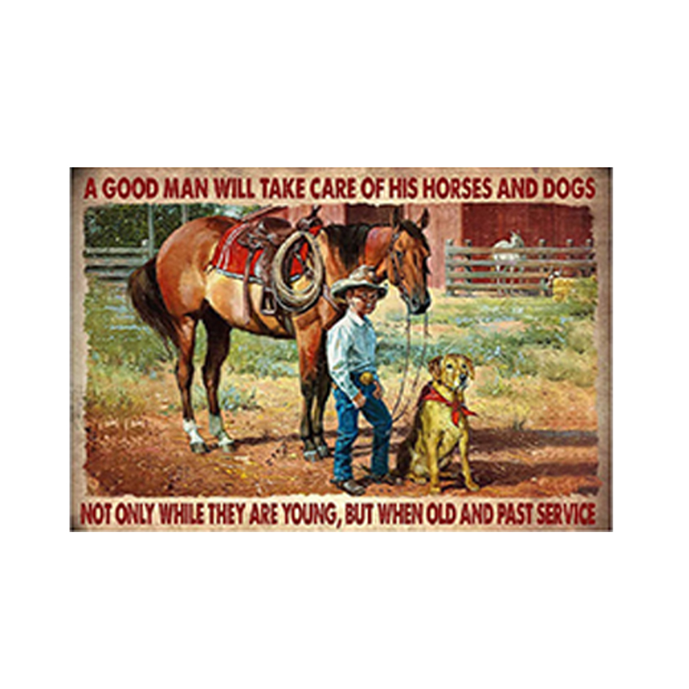 Cowboy - Metal Tin Signs(8*12Inch)
