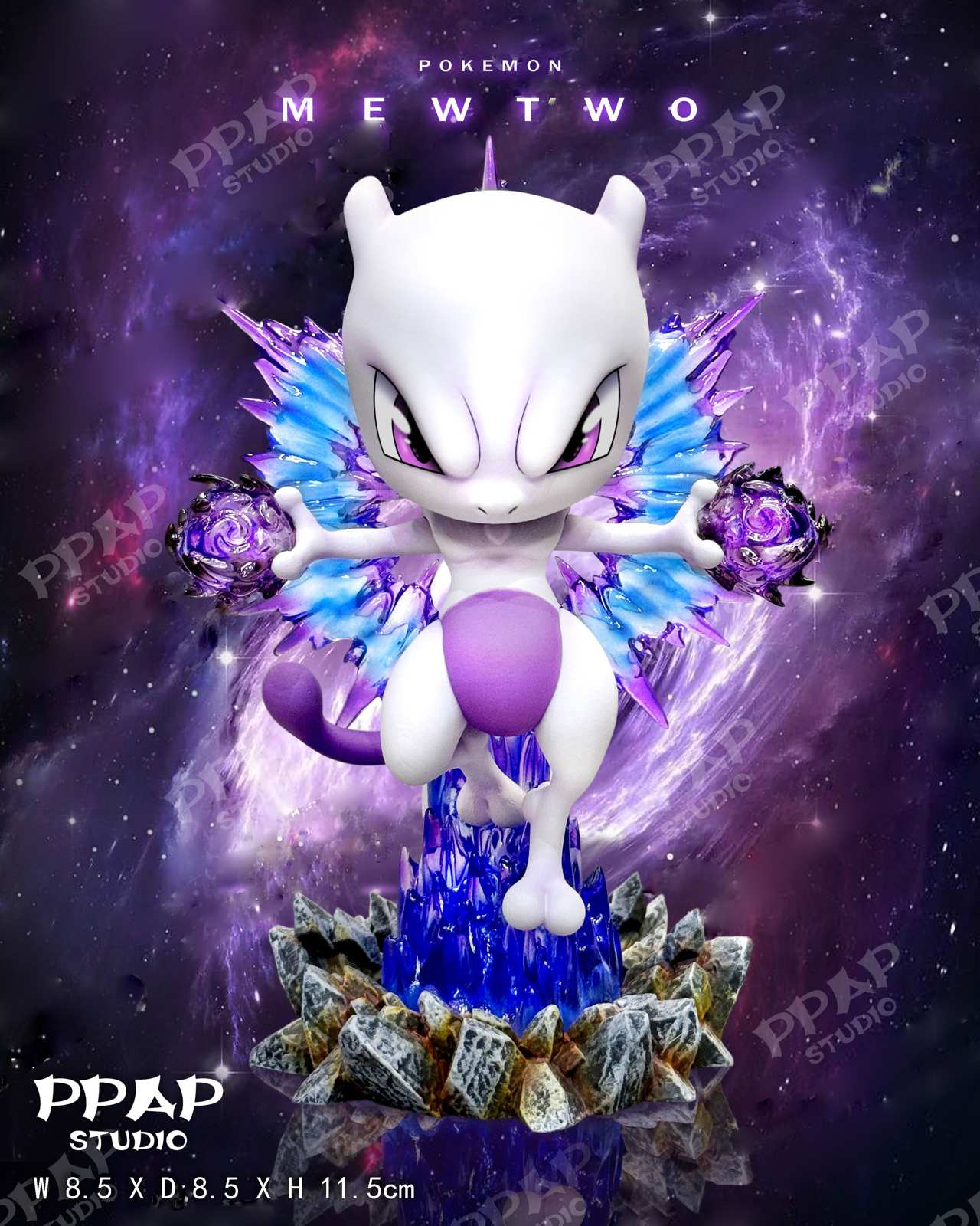 Little Fatty Series Mewtwo - Pokemon Resin Statue - PPAP Studios [In Stock]