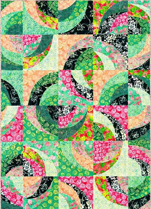 Blue Onion Patchwork Template