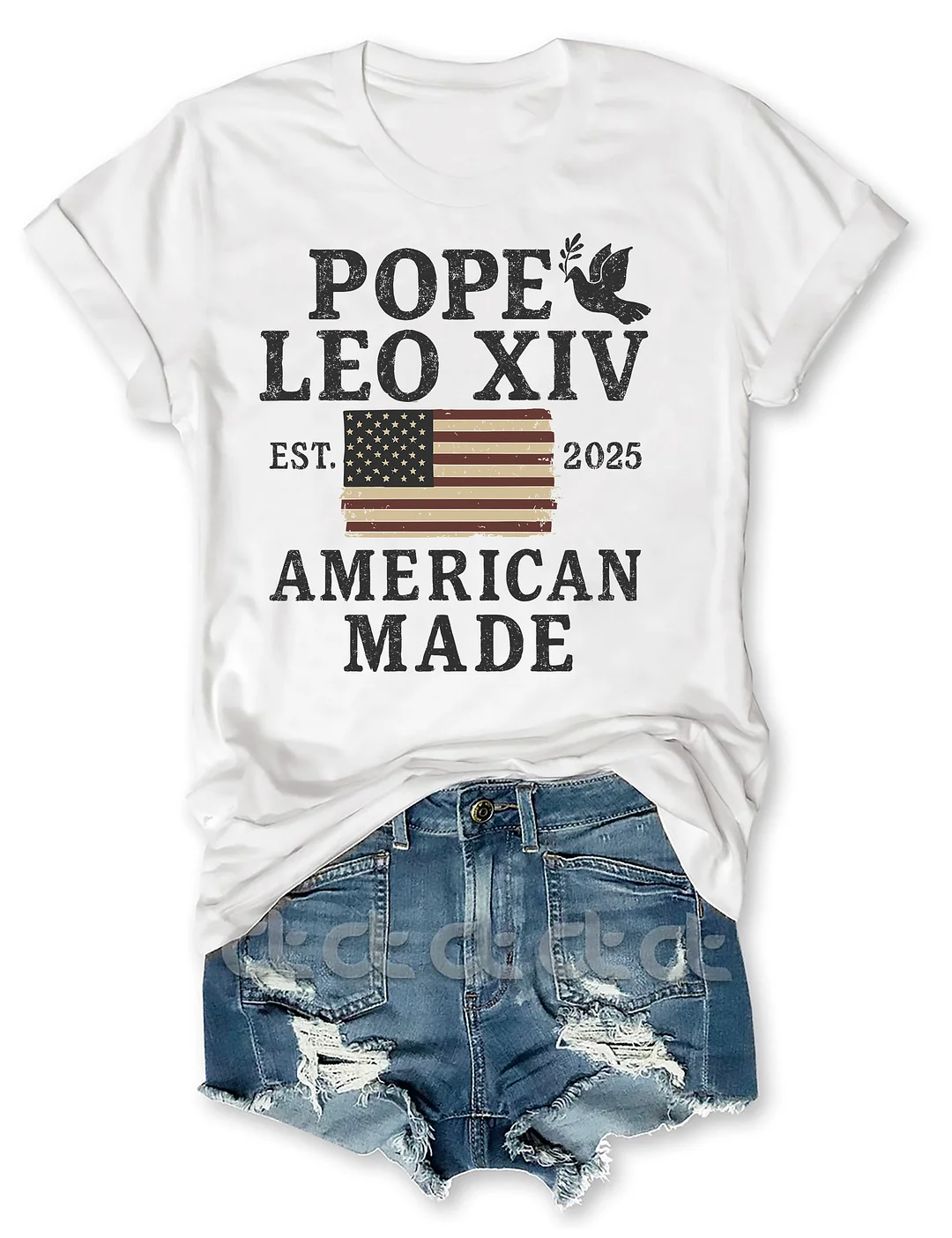 Pope Leo XIV First American Made T-Shirt