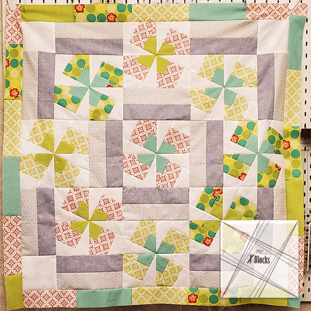 X-Blocks Quilt Template Set - With Instructions