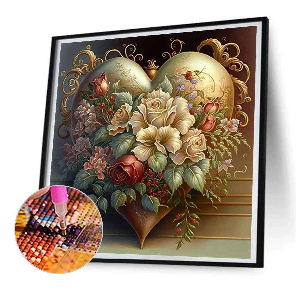 5D DIY Full Round Drill Diamond Painting - Flowers