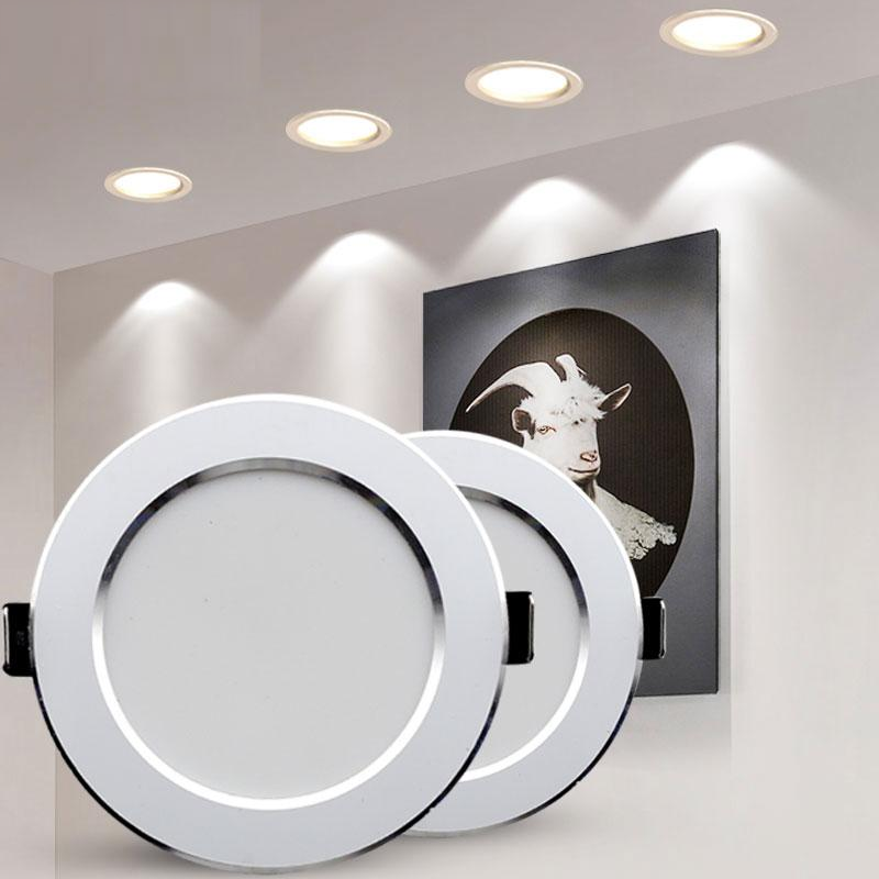 LED Downlight 18W 15W 12W 9W 7W Ceiling Round Recessed Lamp New type ...