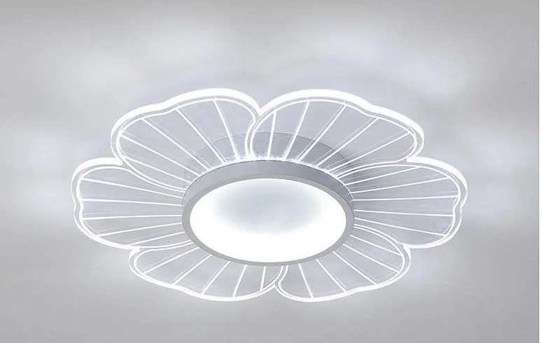 A New Modern Simple Flower Acrylic LED Bedroom Suction Lamp Creative ...