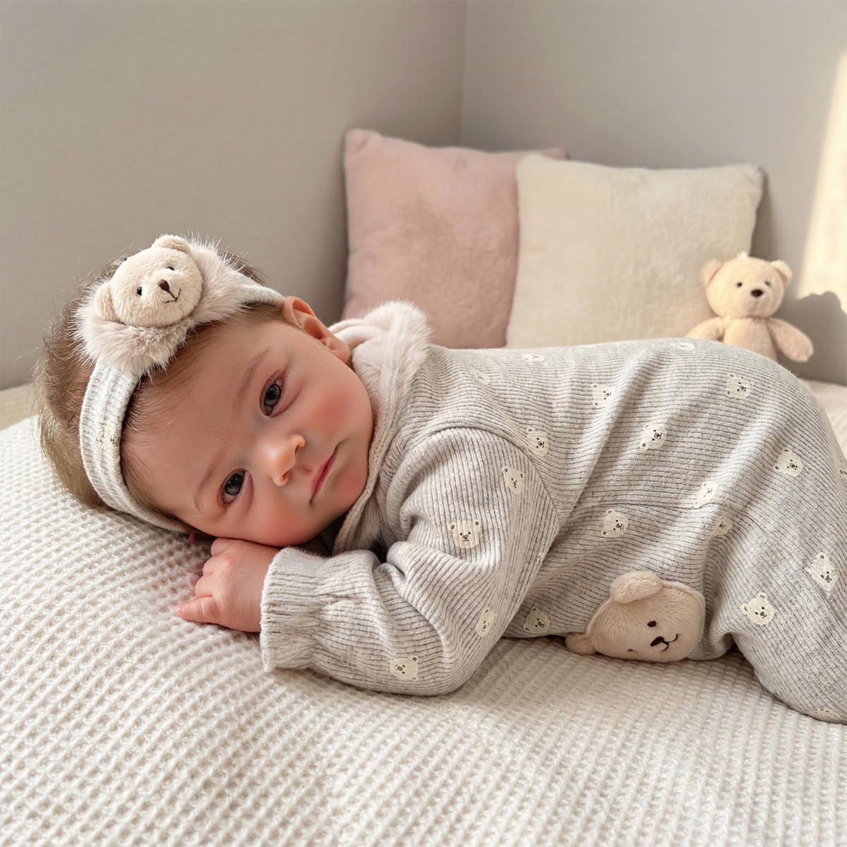 reborn baby dolls 18 inches awake girl with lifelike heartbeat and ...