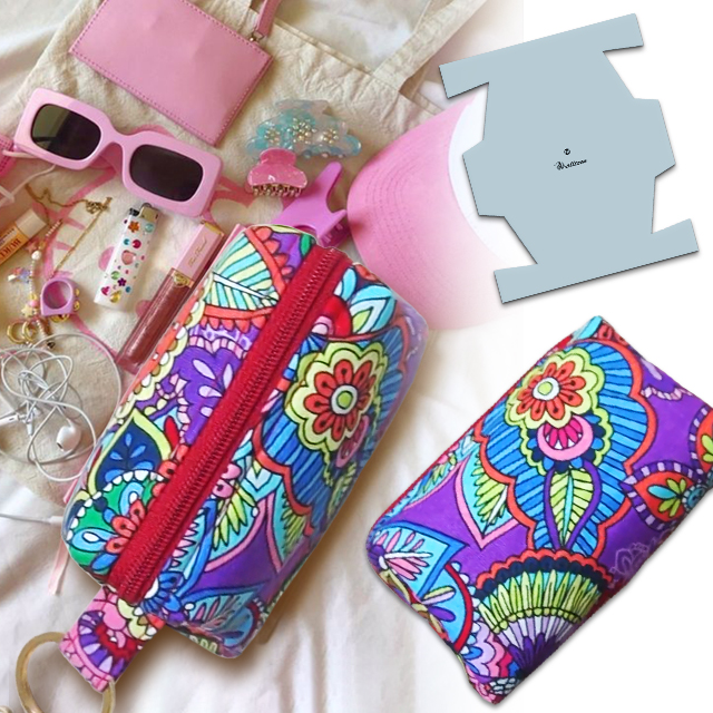 Easy Cute Box Pouch—Template + Manual