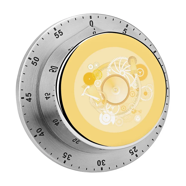 Timer Yellow Gear，Icon White-style One Size