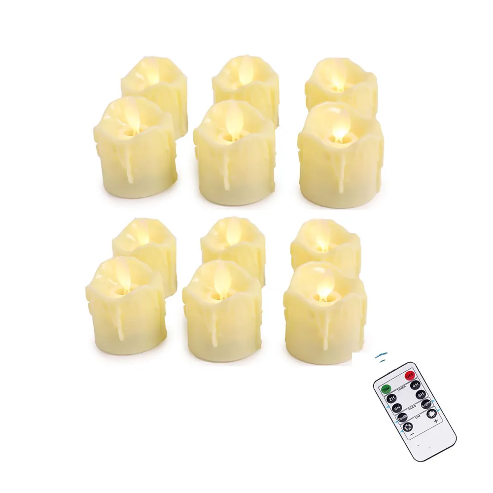 Nigikala Pieces Realistic LED Tea Light Candles With Remote Control ...