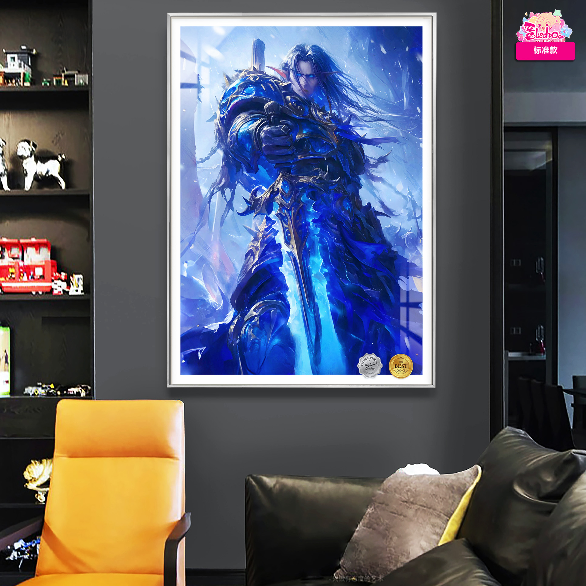 In Stock Lich King Miao Gallery Studio WOW Paintings