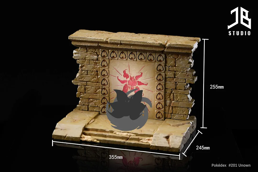 1/20 Scale World Zukan Unown with LED - Pokemon Resin Statue - JB Studio