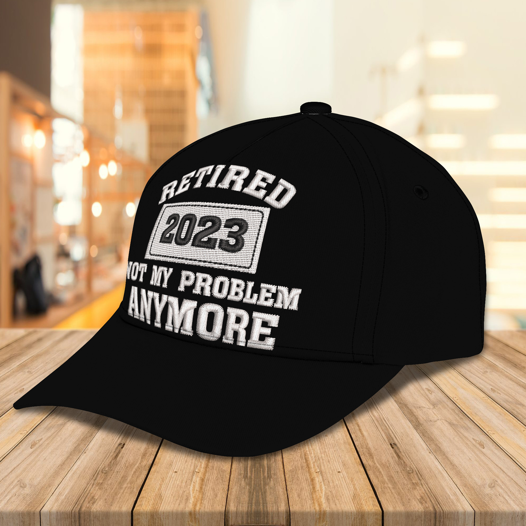 Retired Customized Embroidery Cap For Retired