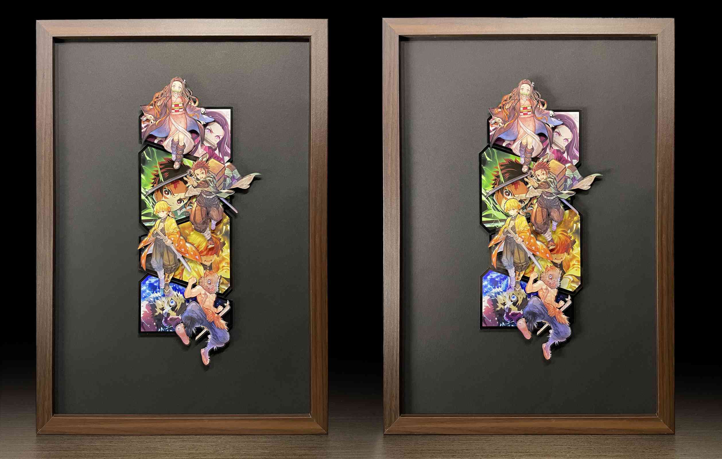 Four Main Characters 3D Fridge Magnet - Demon Slayer: Kimetsu no Yaiba ...