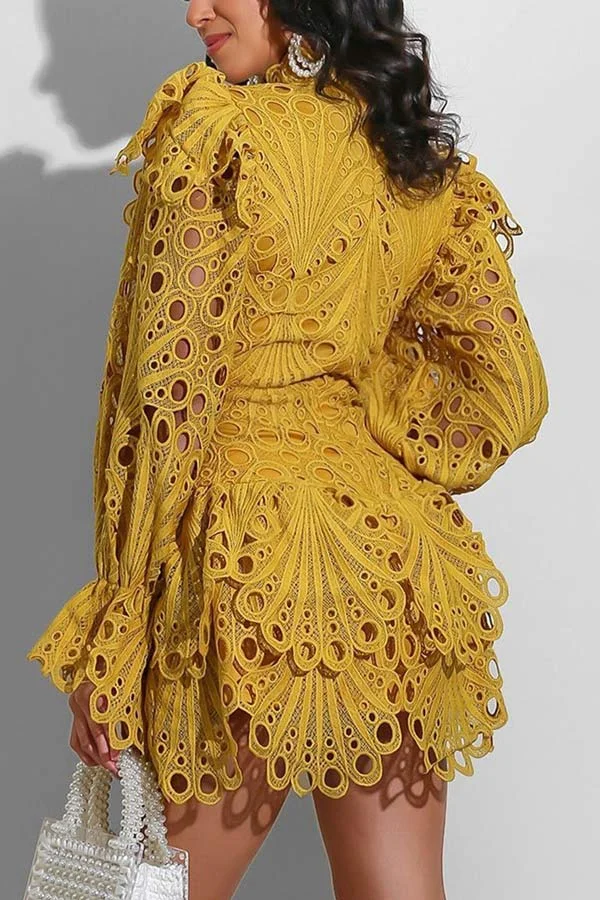 Fashion Sexy Lace Patchwork Top