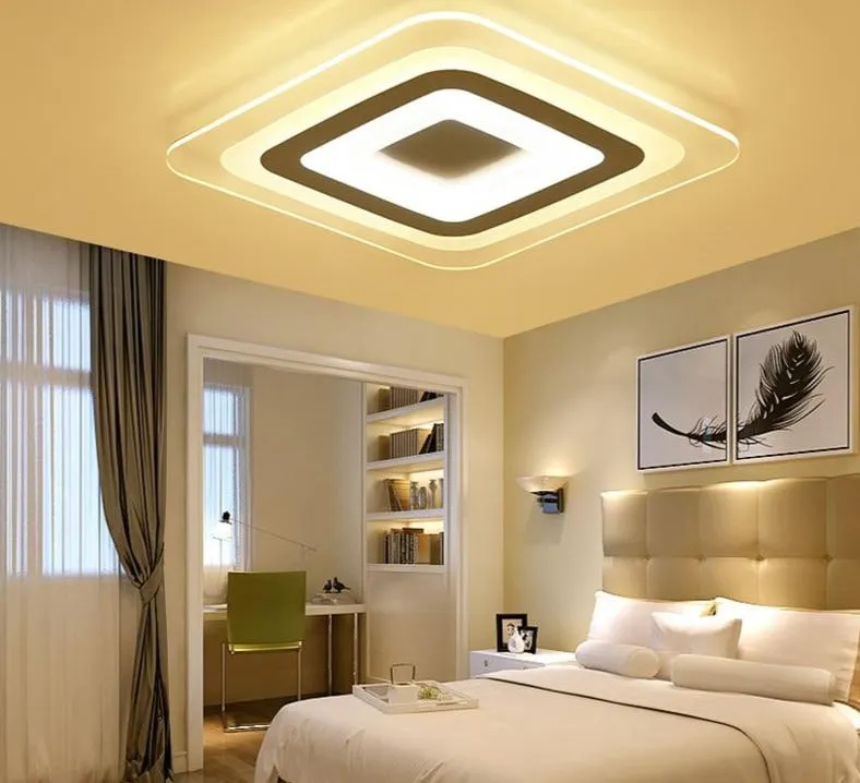 Modern Led Ceiling Lights For Indoor Lighting Plafon Led Square Ceiling ...