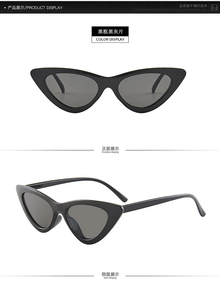 Vintage Cat eye Sunglasses Women Sexy Retro Small Cat Eye Sun Glasses ...