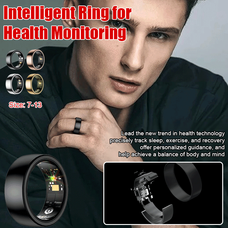 Smart ring heart rate blood oxygen sleep monitoring