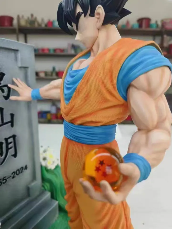 Commemorate Akira Toriyama Tombstone & Son Goku - Dragon Ball Resin ...