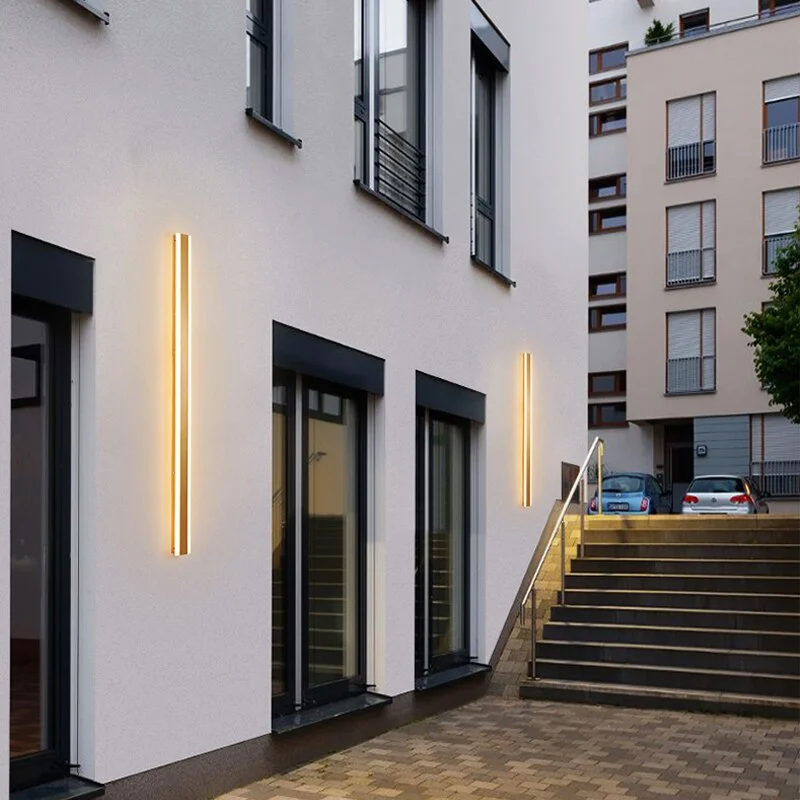 Modern IP65 Waterproof Outdoor Lights Stainless Steel Long LED Wall ...