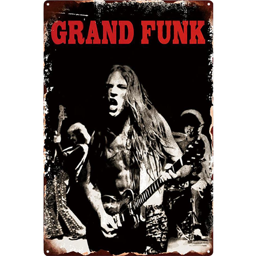 20*30cm - Grand Funk Railroad - Vintage Tin Signs