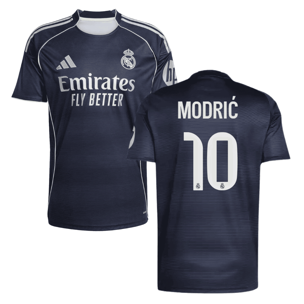 Maillot Real Madrid Luka Modric 10 Extérieur 2025-2026